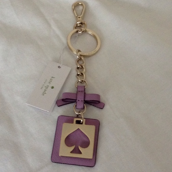 kate spade | Accessories | Kate Spade Spade Cut Out Key Ring Lilac ...